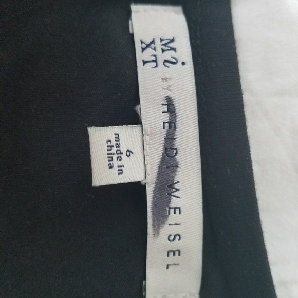 Dresses | Black And White Below The Knee Heidi Weisel Dress | Poshmark